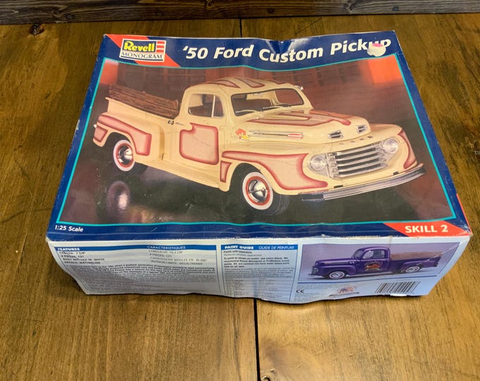 Revell Mongram ‘50 Ford Custom Pickup Model Kit, Complete- OPEN Box - Etsy