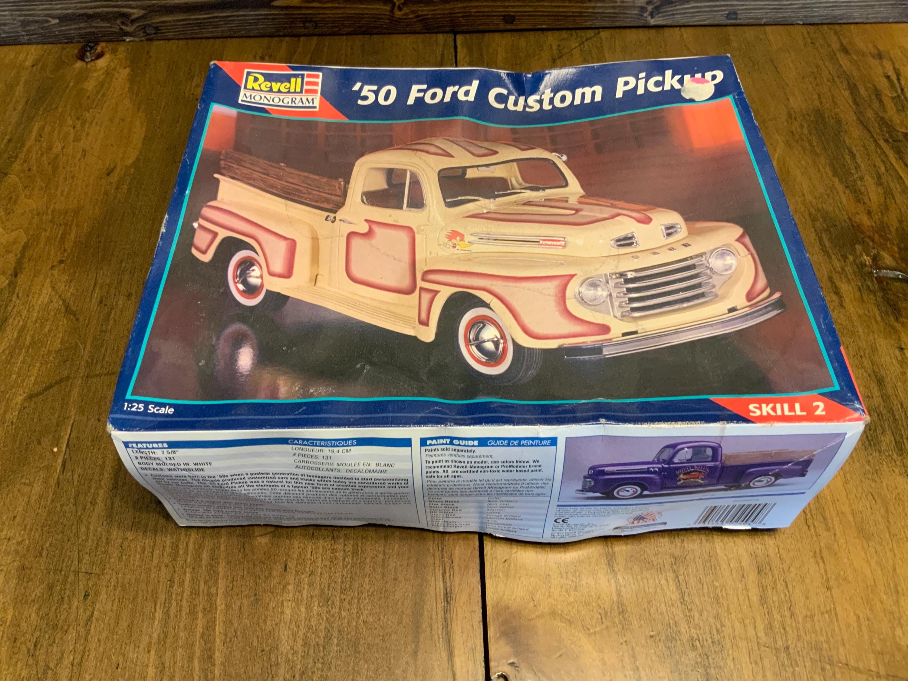 Revell Mongram ‘50 Ford Custom Pickup Model Kit, Complete- OPEN Box - Etsy
