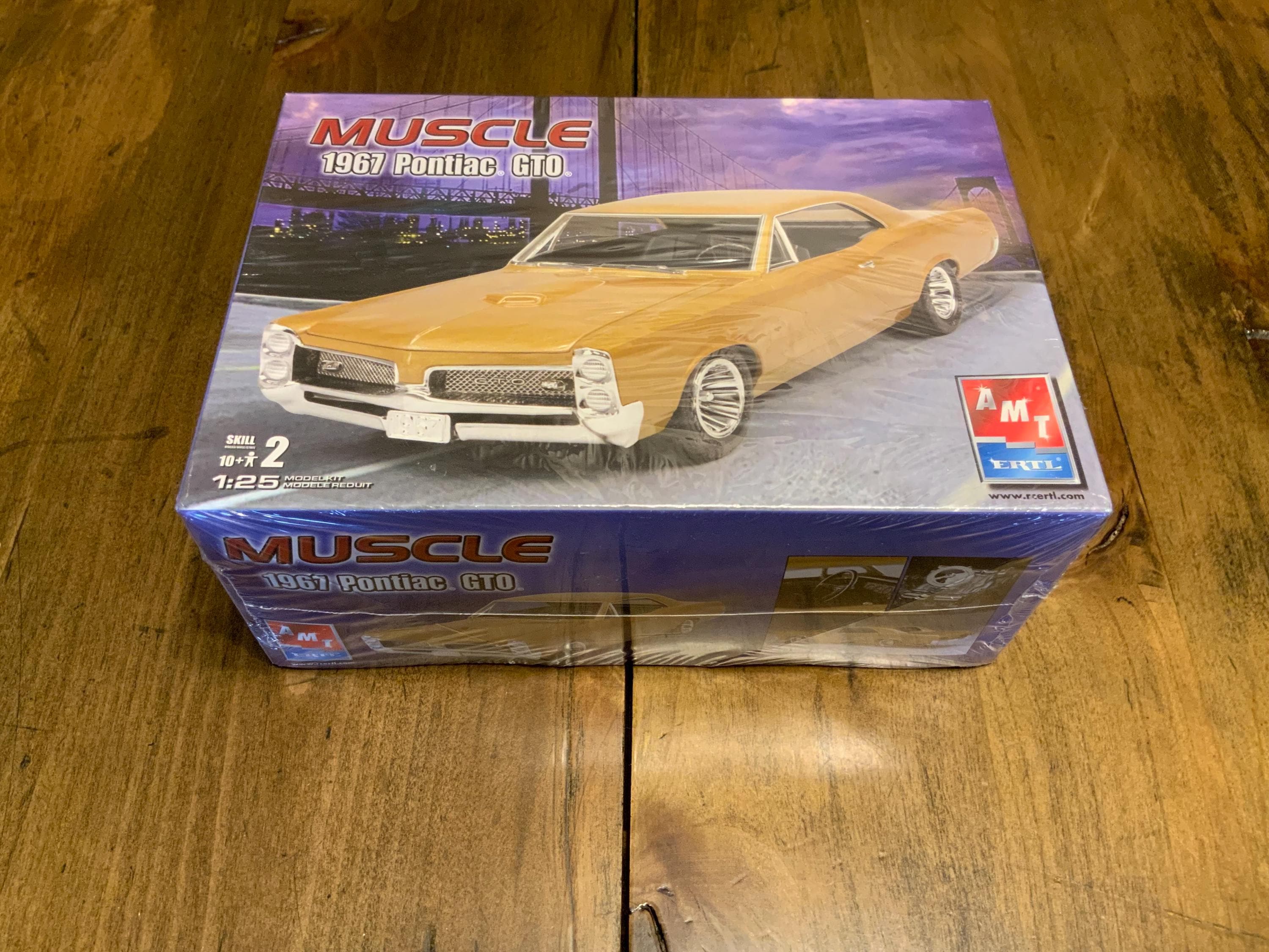 AMT Ertl Model Muscle 1967 Pontiac GTO Model Kit, Complete Kit- SEALED ...