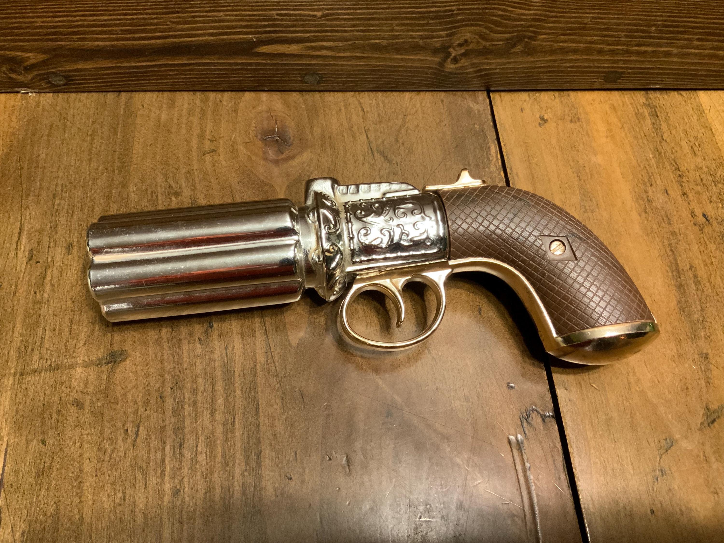 Vintage Avon 1850-79 Pepperbox Pistol Glass Decanter Fragrance Bottle ...