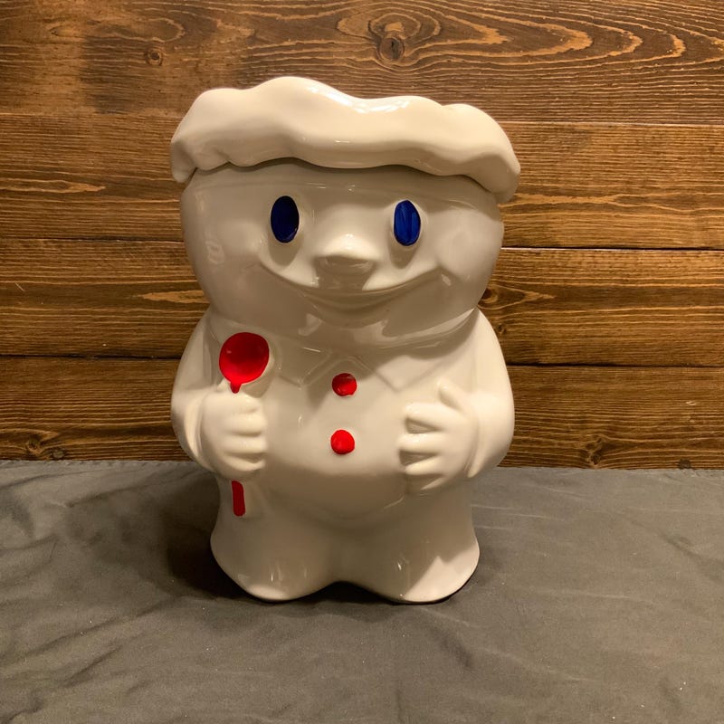 Pillsbury Dough Boy Cookie Jar - Etsy