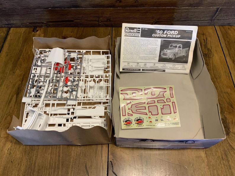 Revell Mongram ‘50 Ford Custom Pickup Model Kit, Complete- OPEN Box - Etsy