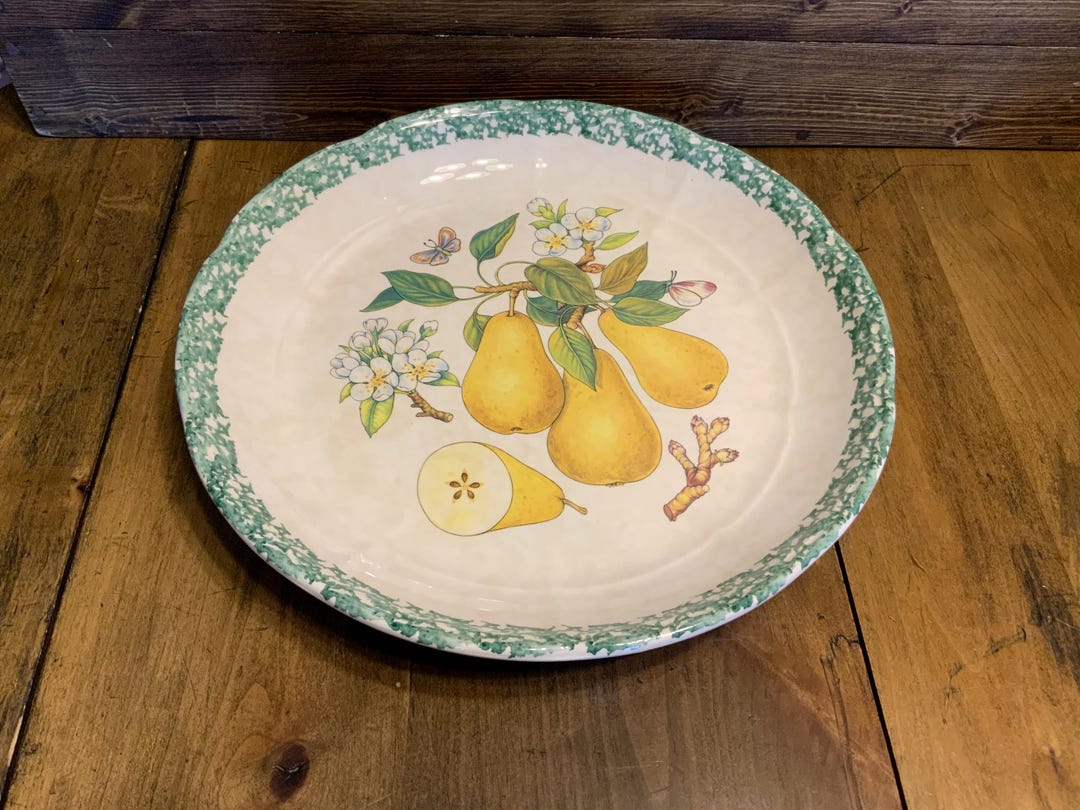 Himark Platter With Pear Design, Made in Italy - Etsy