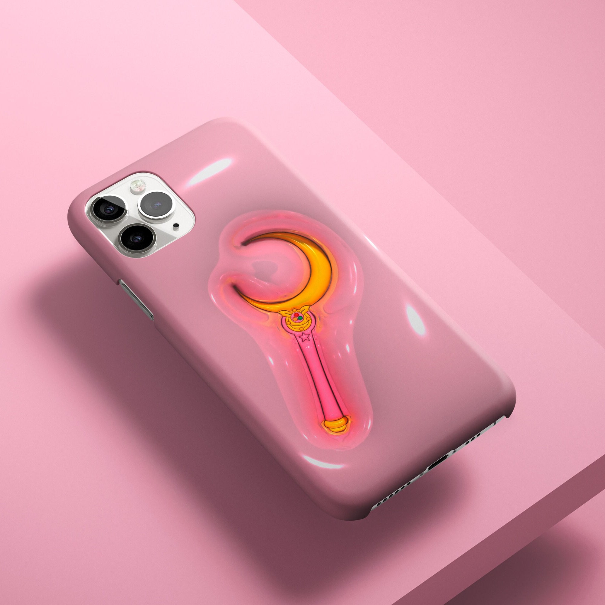 Anime Phone Case Sailor Moon Moon Stick Phone Case for Anime Lovers ...