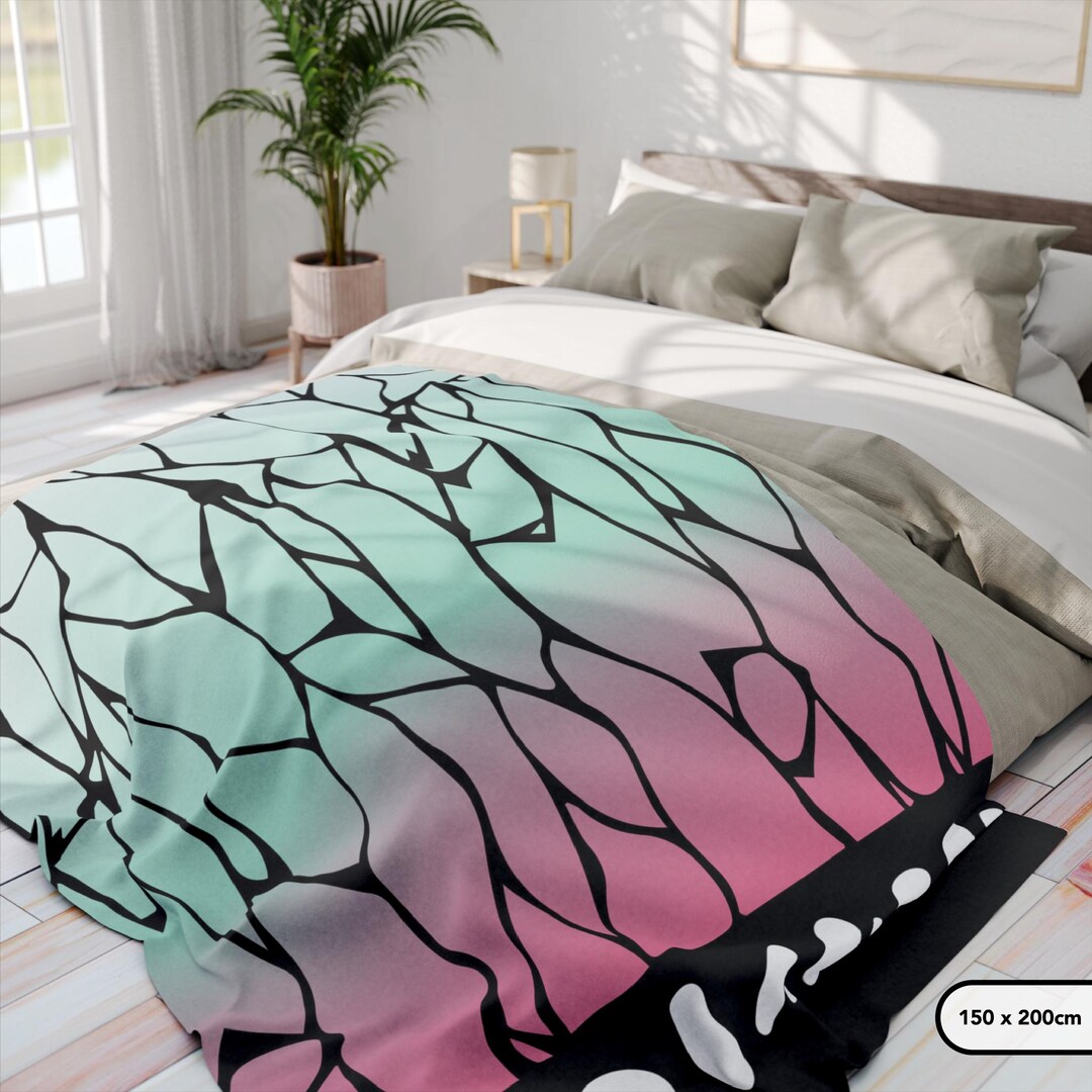 Demon Slayer Blanket Anime Demon Slayer Shinobu Anime Blanket for Anime ...