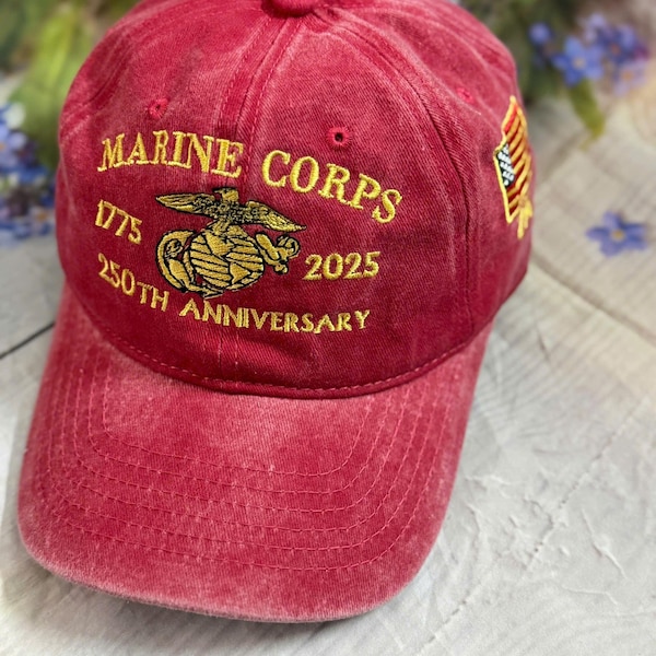 Usmc 250th Anniversary Hats - Etsy