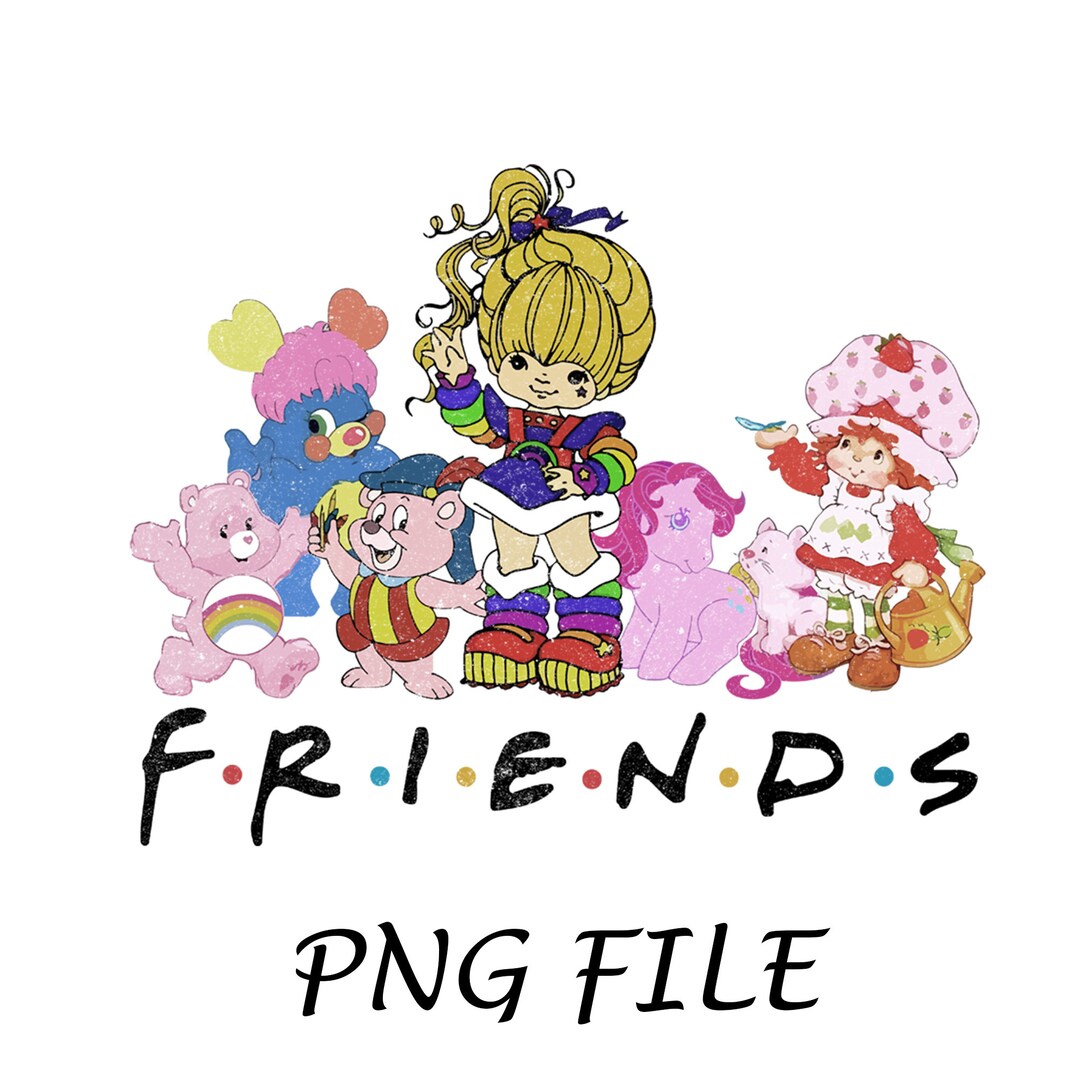 Cartoon Friends Nostalgia Png, Step Into Nostalgia With Our 80's ...