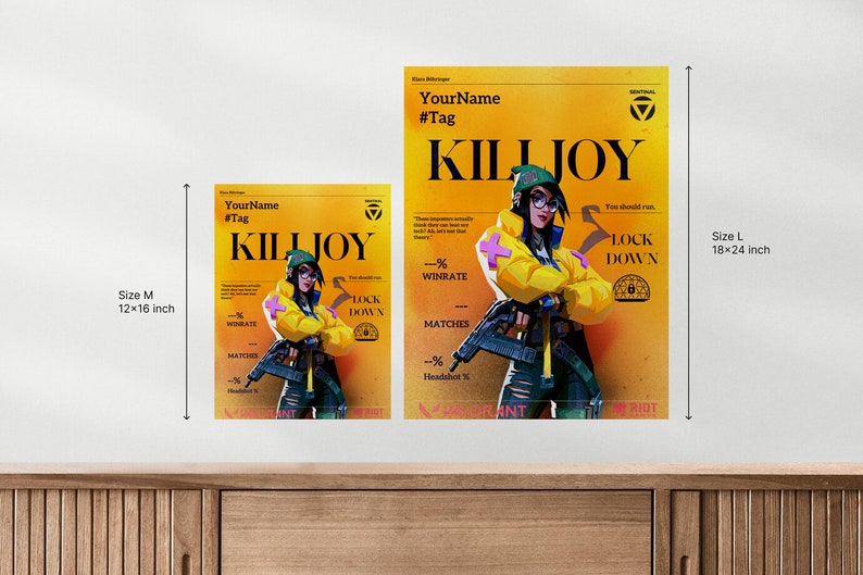 Personalized Killjoy Poster Valorant Personalized Game Poster, Decor ...