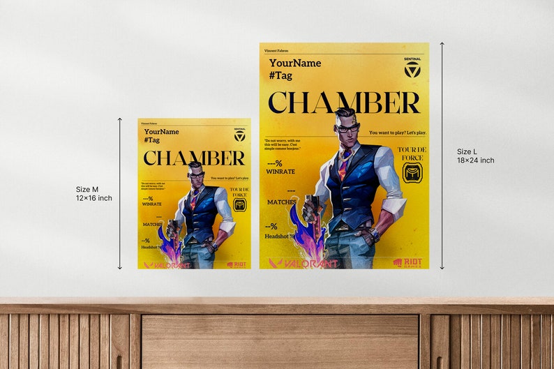 Personalized Chamber Poster Valorant Personalized Game Poster, Decor ...