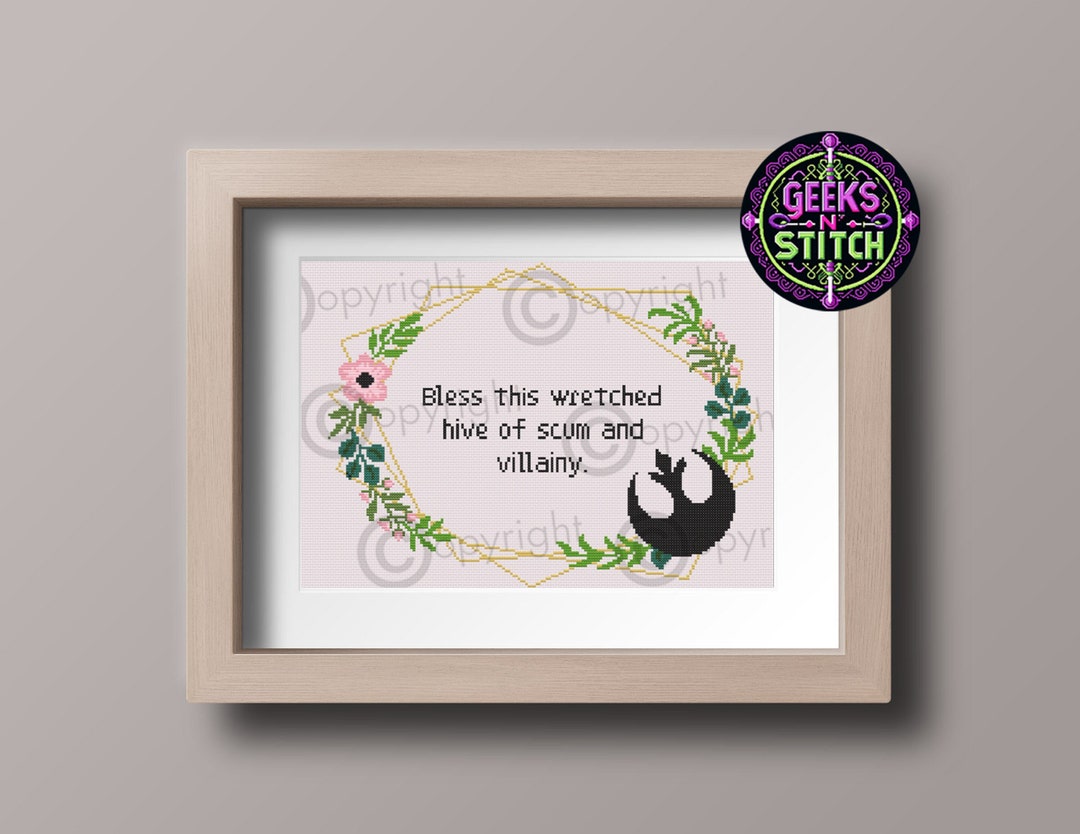 Hive of Scum Quote Cross Stitch Pattern - Etsy