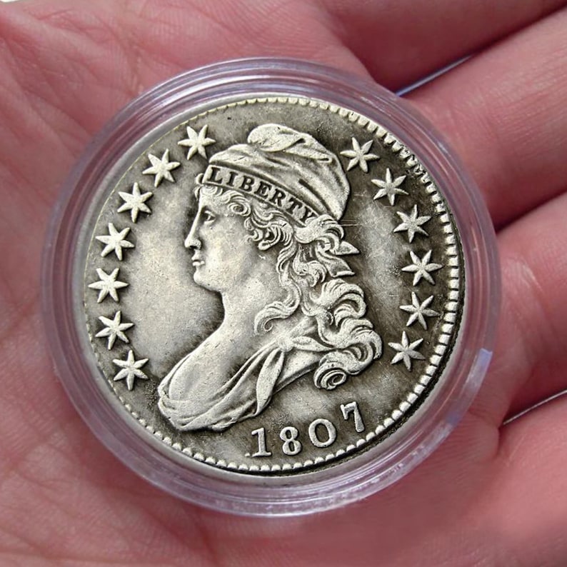 Rare 1807 Full Set 5 Pcs US United States Draped Capped Bust Half ...