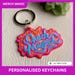 Custom Keychain, Personalised Keychains, PVC Custom Logo 2d Soft Pvc ...
