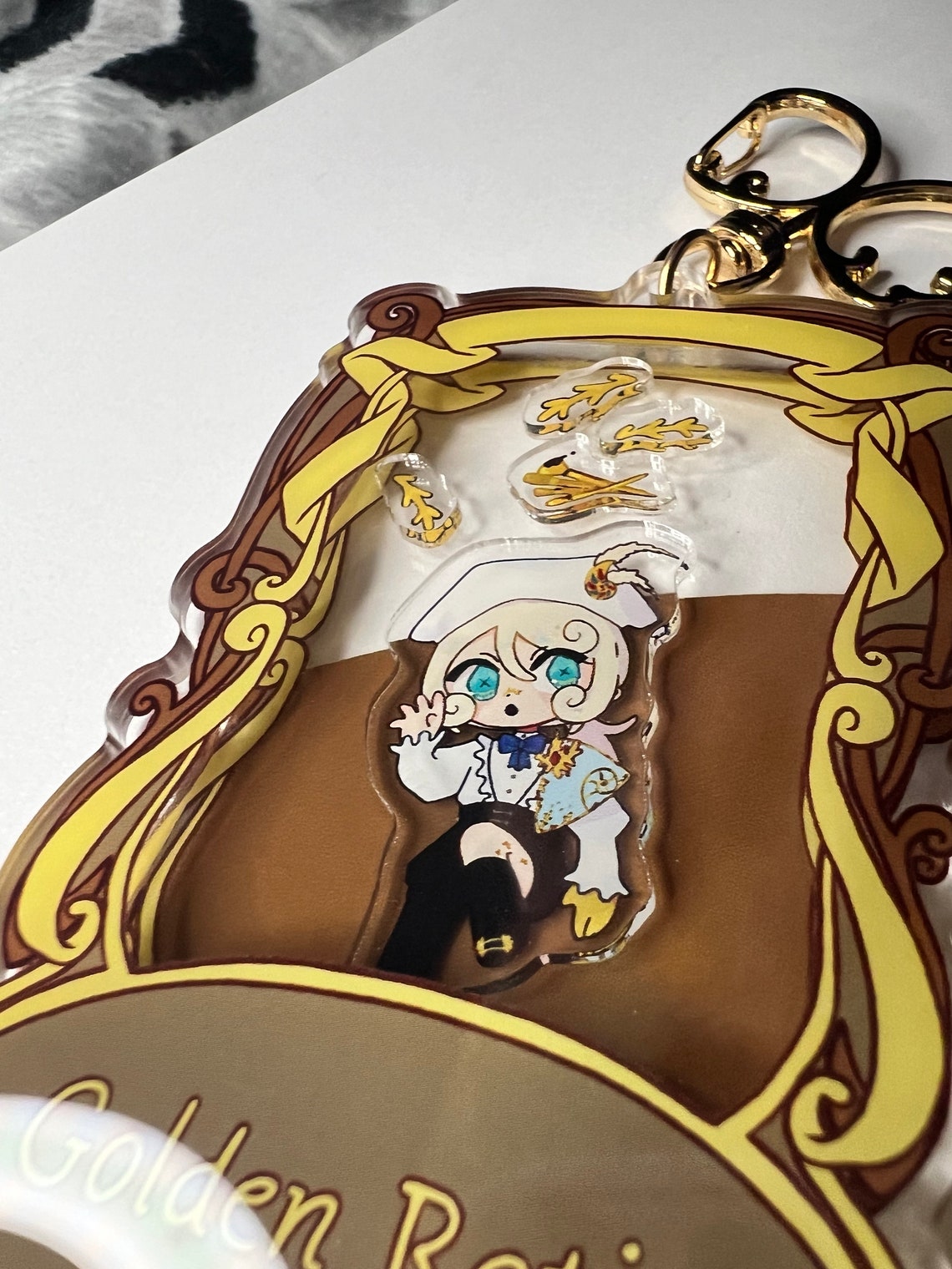 Identity V Edgar Valden golden Ratio 3 Inch Acrylic Shaker Keychain - Etsy