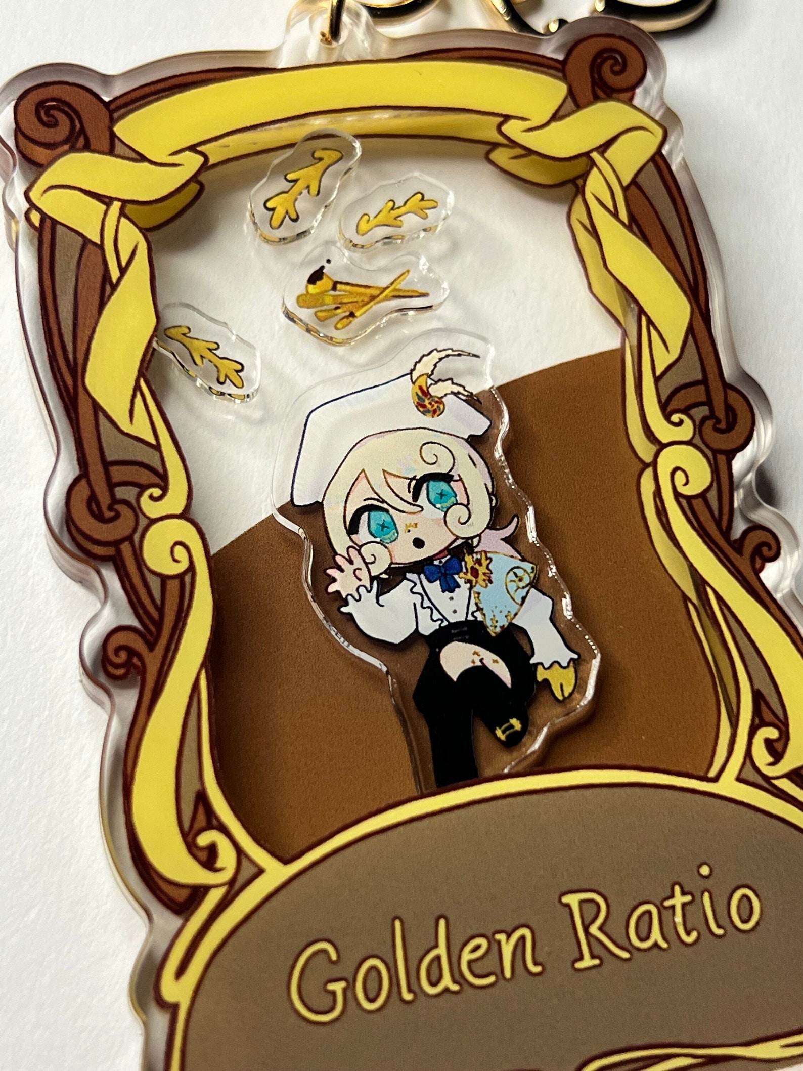 Identity V Edgar Valden golden Ratio 3 Inch Acrylic Shaker Keychain - Etsy