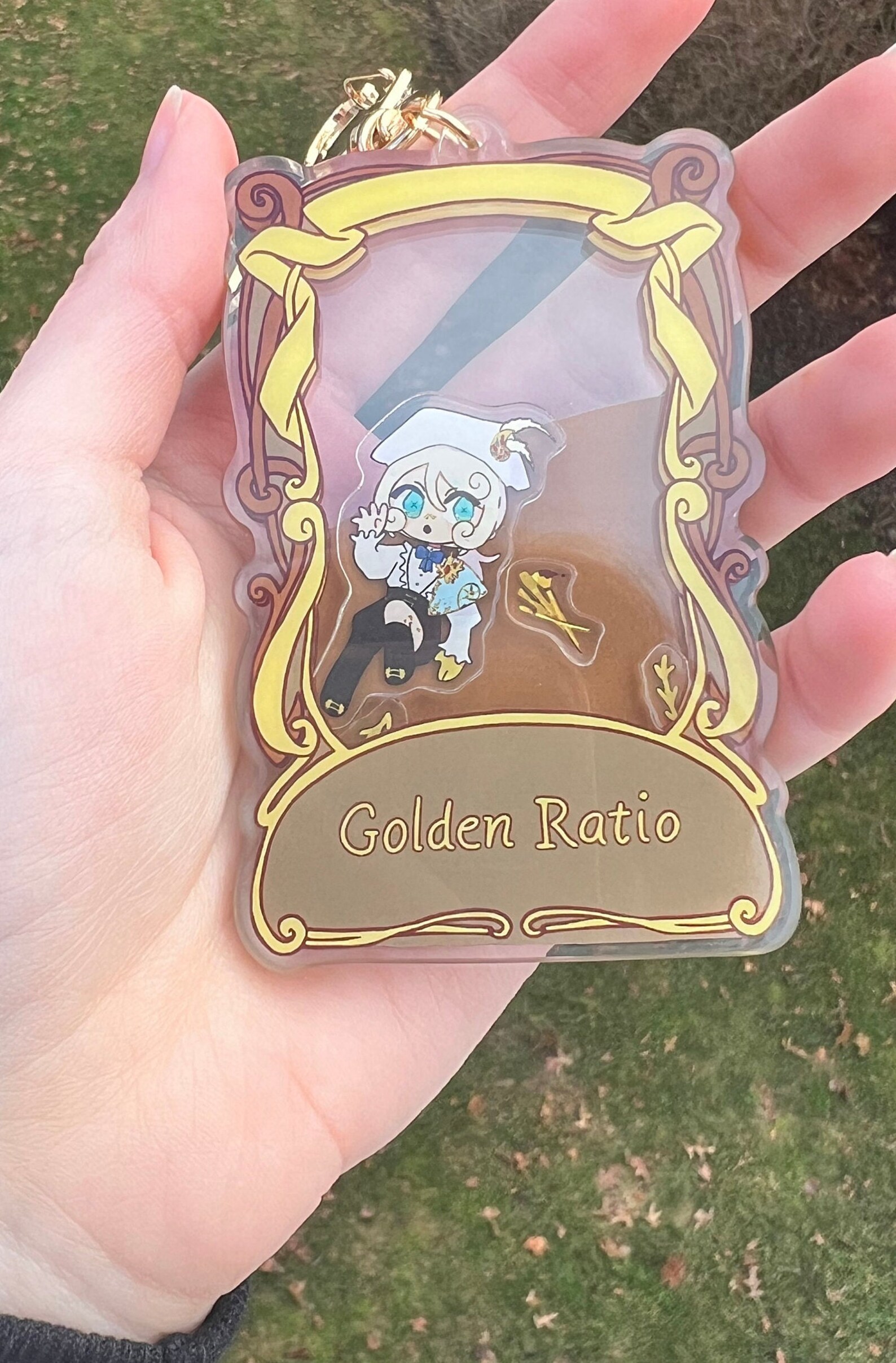 Identity V Edgar Valden golden Ratio 3 Inch Acrylic Shaker Keychain - Etsy