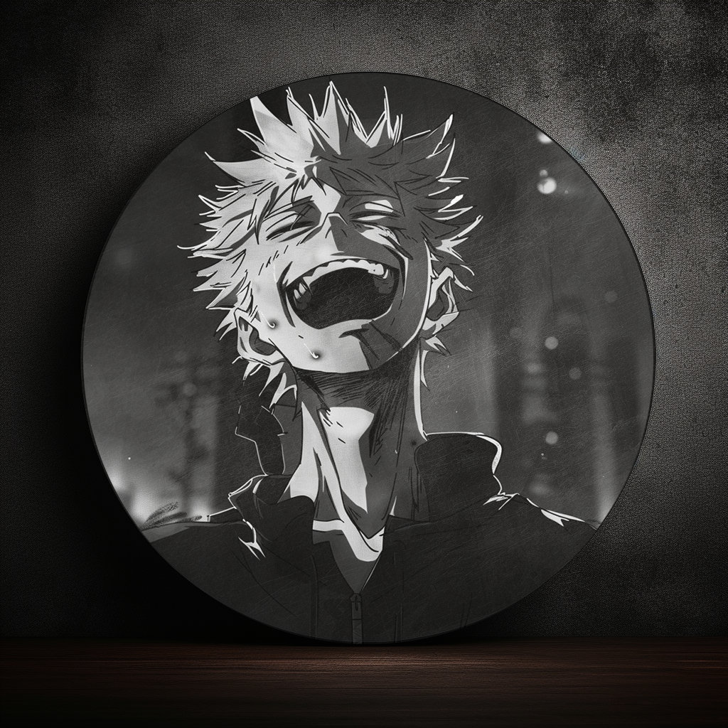 Itadori Sakuna Jujutsu Anime Laser PNG Engrave File Slate Coaster Xtool ...