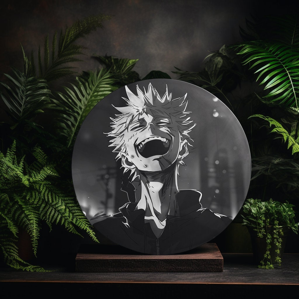 Itadori Sakuna Jujutsu Anime Laser PNG Engrave File Slate Coaster Xtool ...
