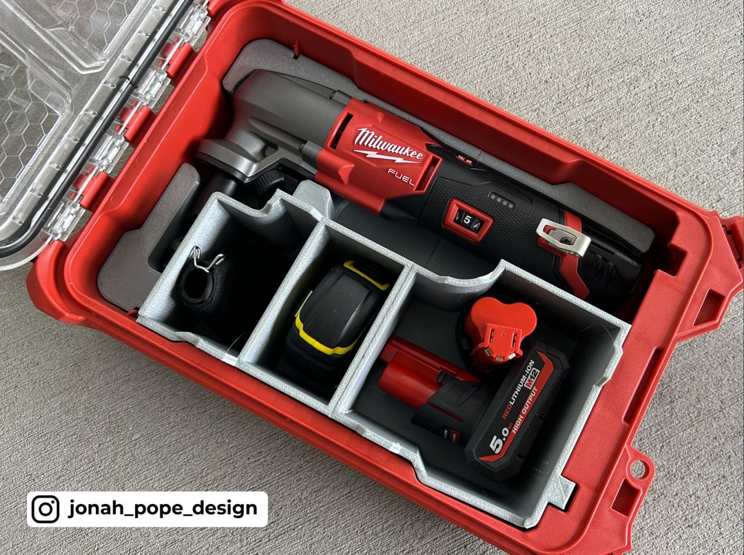 Milwaukee PACKOUT™ Compact Organizer Insert for M12 FUEL™ 16 Gauge ...