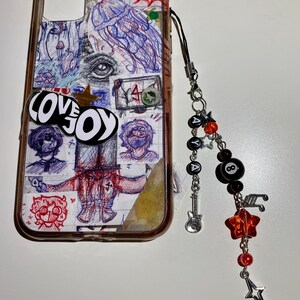 Lovejoy Are You Alright Beaded Charm Keychain Phonecharm - Etsy