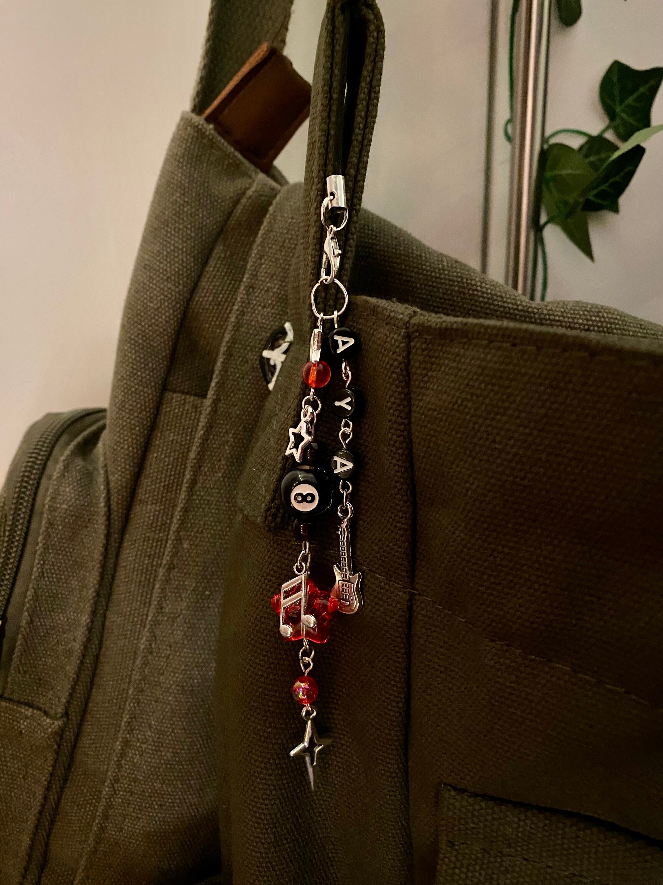 Lovejoy Are You Alright Beaded Charm Keychain Phonecharm - Etsy