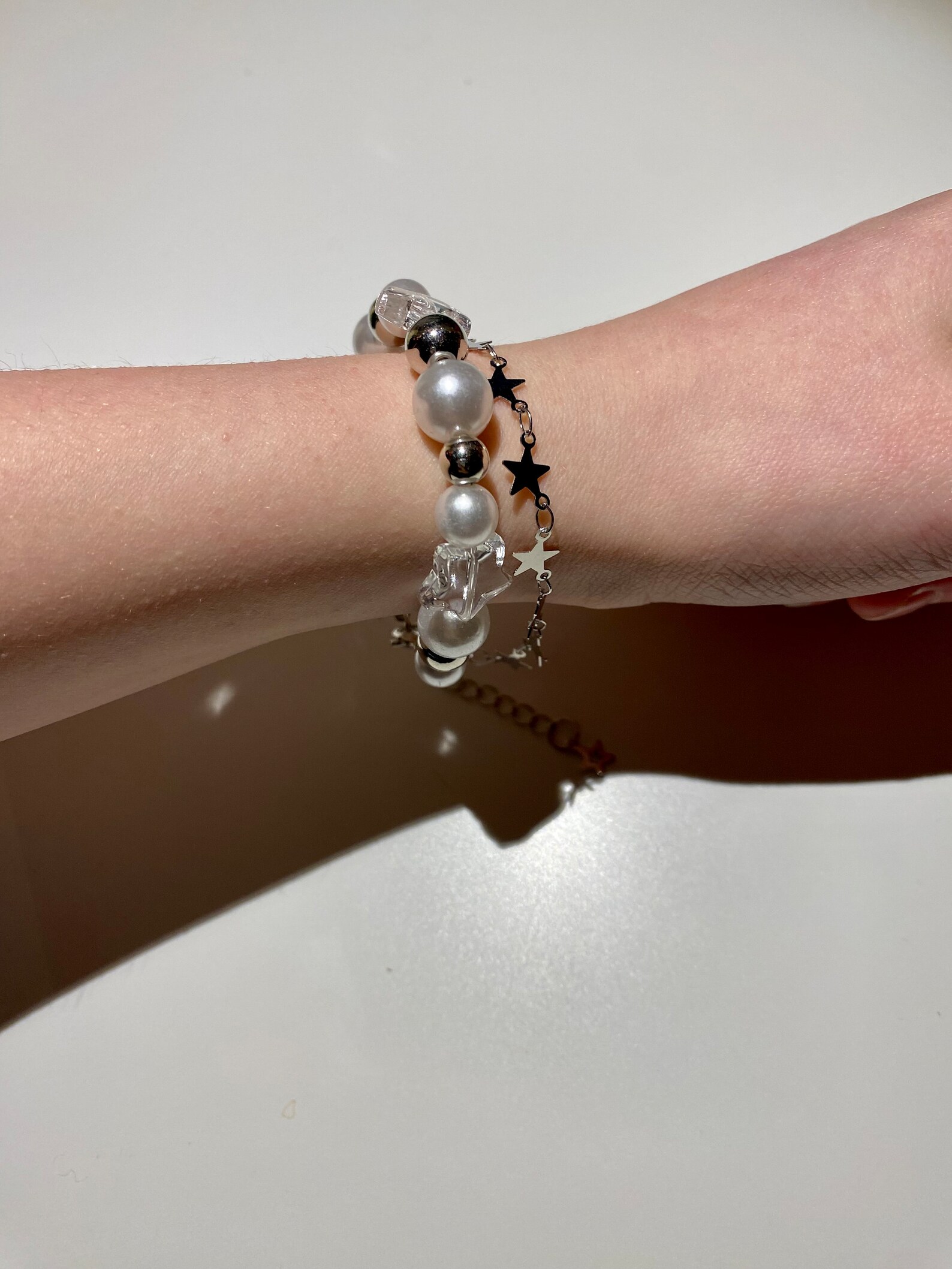 Y2K Star Beaded Charm Bracelet Alt Jewellery Fairycore Punk Stargirl - Etsy