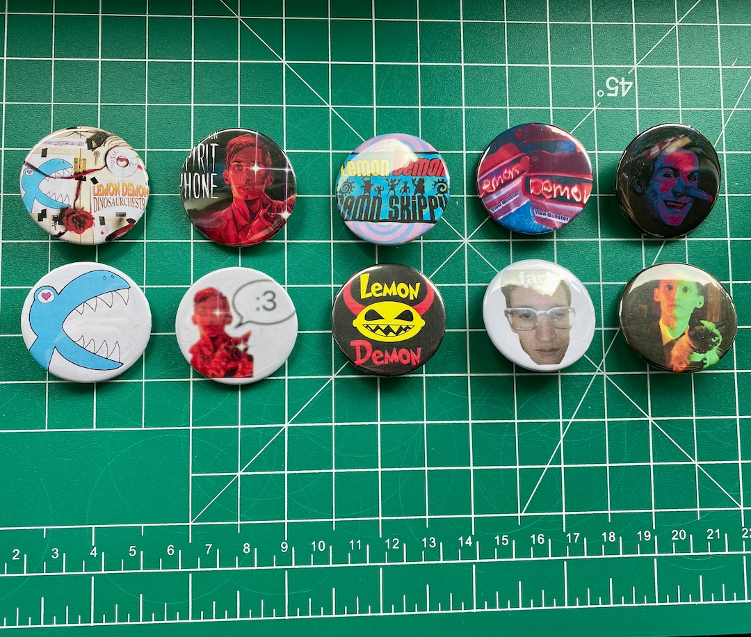 Lemon Demon Pin Badge - Etsy