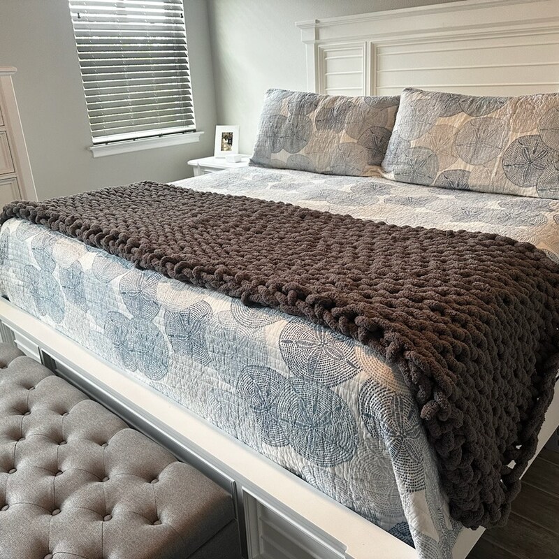 Bed Runner Knit - Etsy