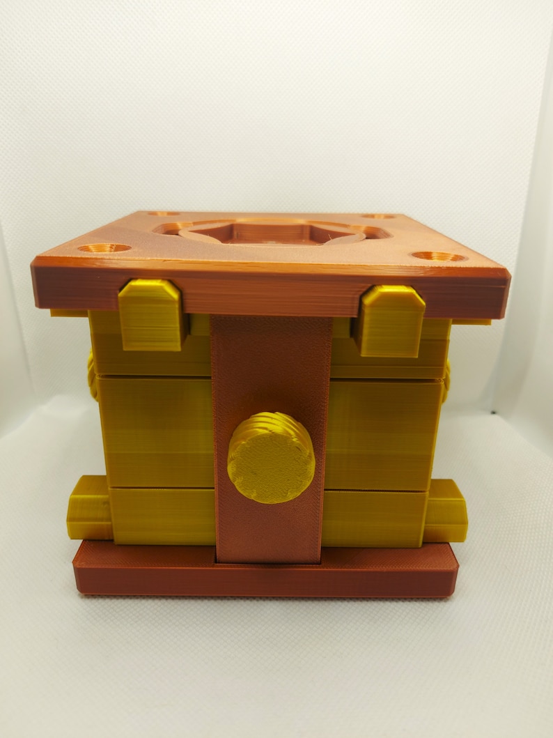 Arcana Puzzle Box, 3d Printed Puzzle Box With 35 Steps and 47 Parts ...