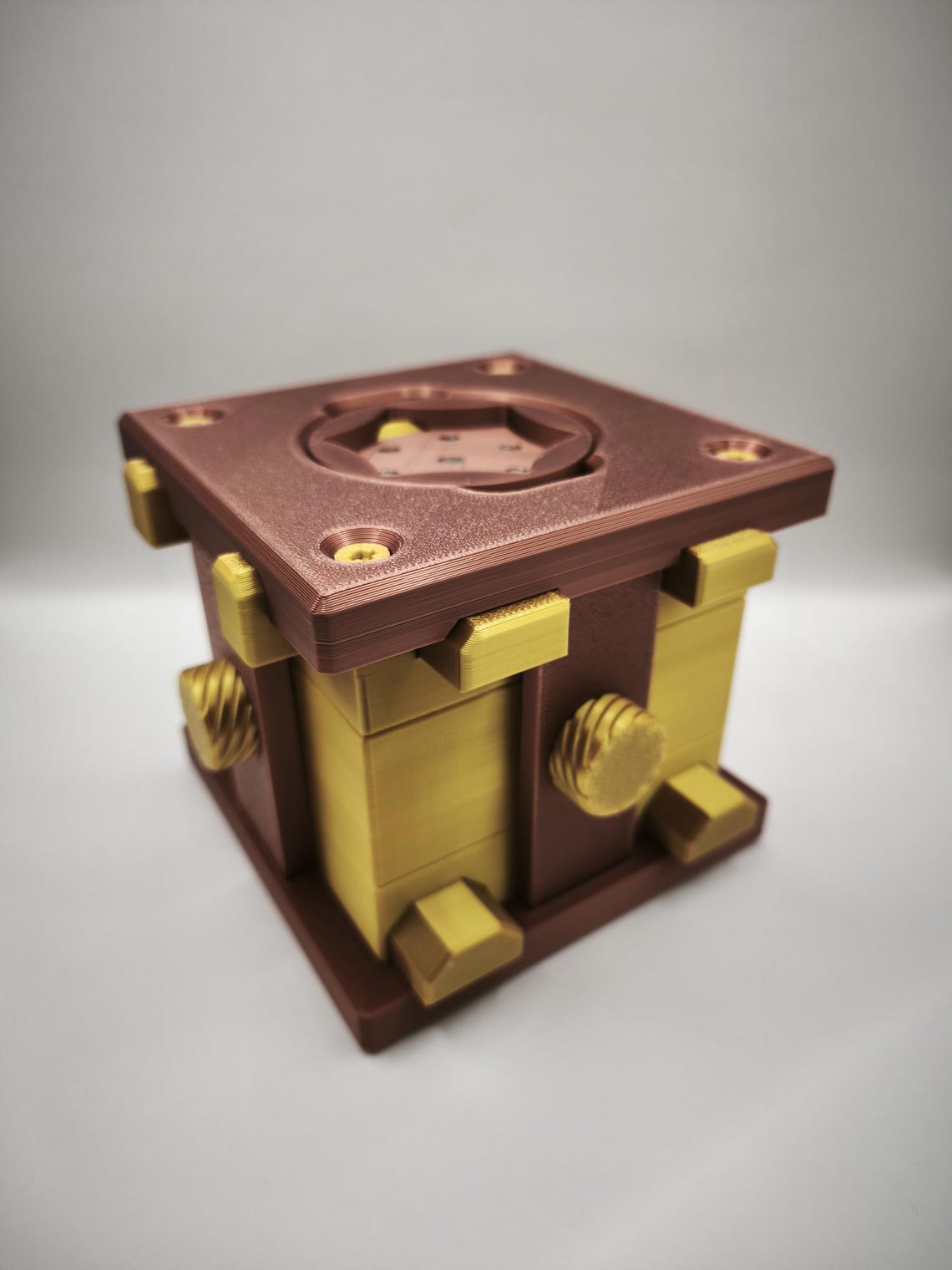 Arcana Puzzle Box, 3d Printed Puzzle Box With 35 Steps and 47 Parts ...