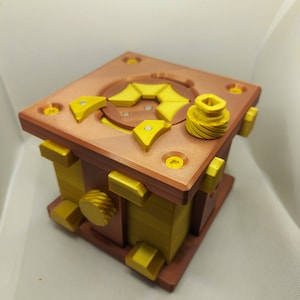 Arcana Puzzle Box, 3d Printed Puzzle Box With 35 Steps and 47 Parts ...