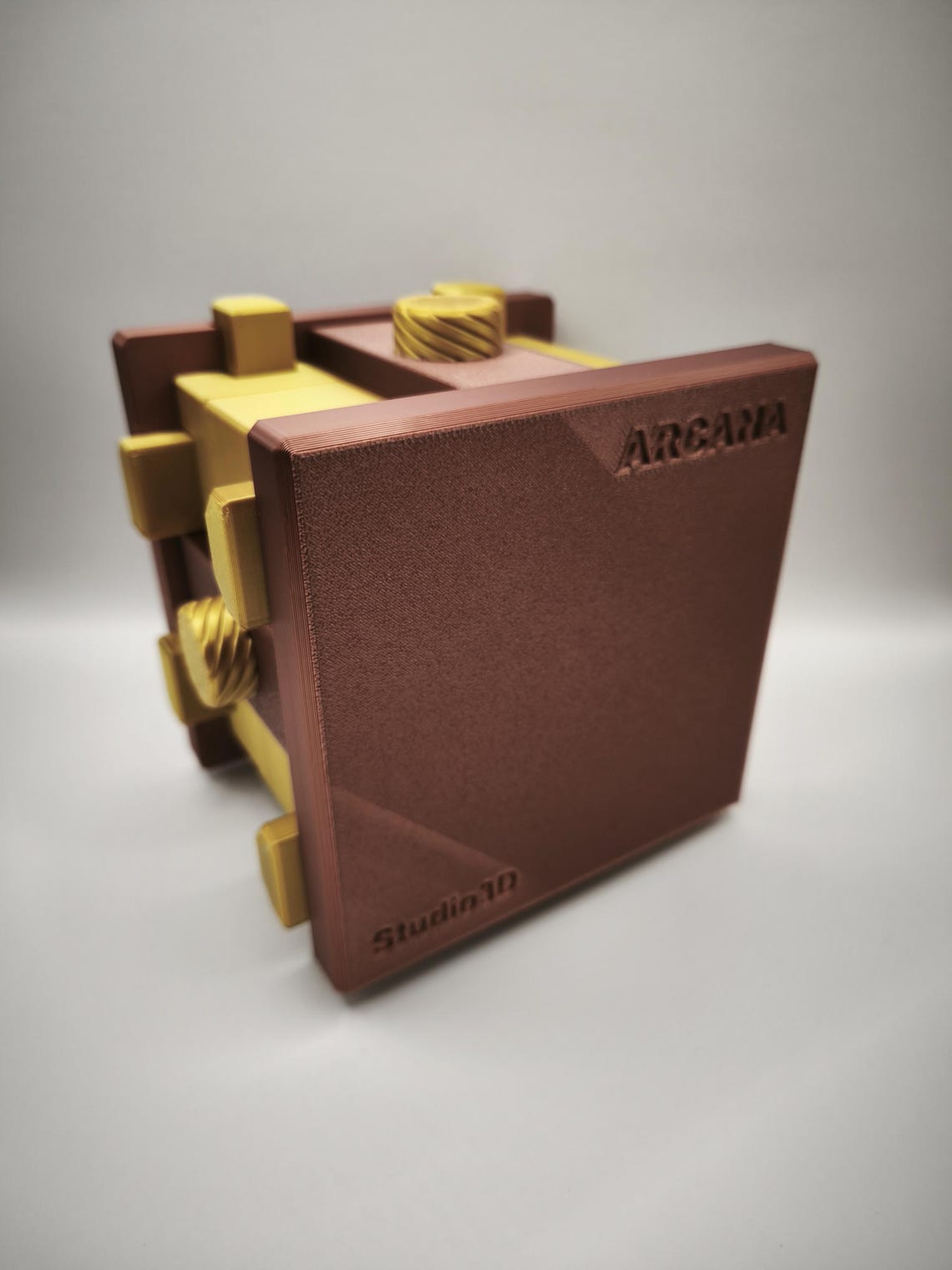 Arcana Puzzle Box, 3d Printed Puzzle Box With 35 Steps and 47 Parts ...