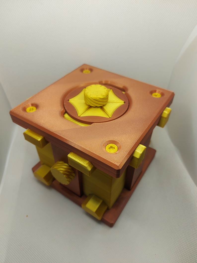 Arcana Puzzle Box, 3d Printed Puzzle Box With 35 Steps and 47 Parts ...
