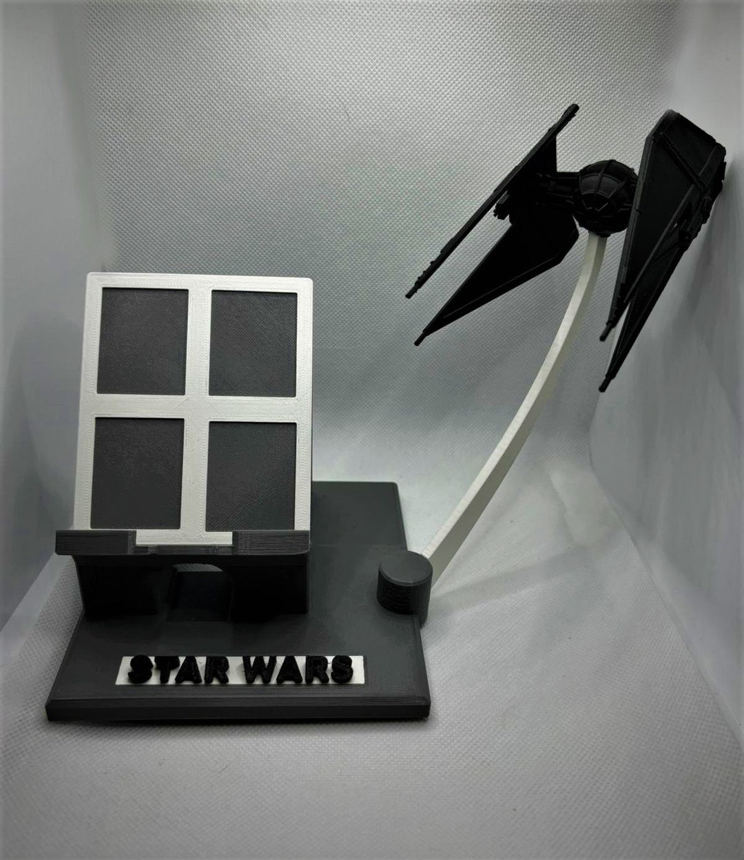3d Printed Phone Holder, Star Wars Phone Holder, Interceptor Ship, 3d ...