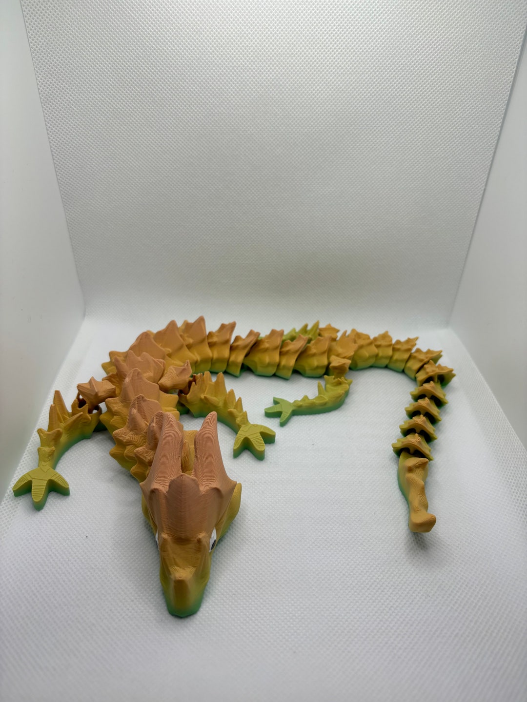 3D Printed Flexy Dragon, Flexyble Dragon, 3d Printed Reptile ...