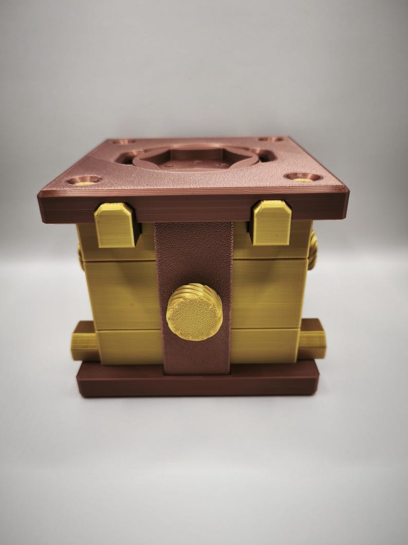 Arcana Puzzle Box, 3d Printed Puzzle Box With 35 Steps and 47 Parts ...