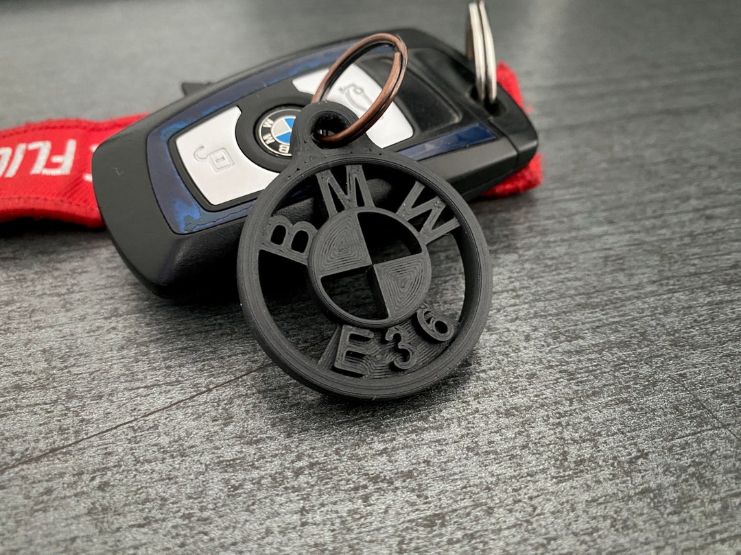 Sleek Matte Black BMW E36 Keychain Car Enthusiast Gift - Etsy