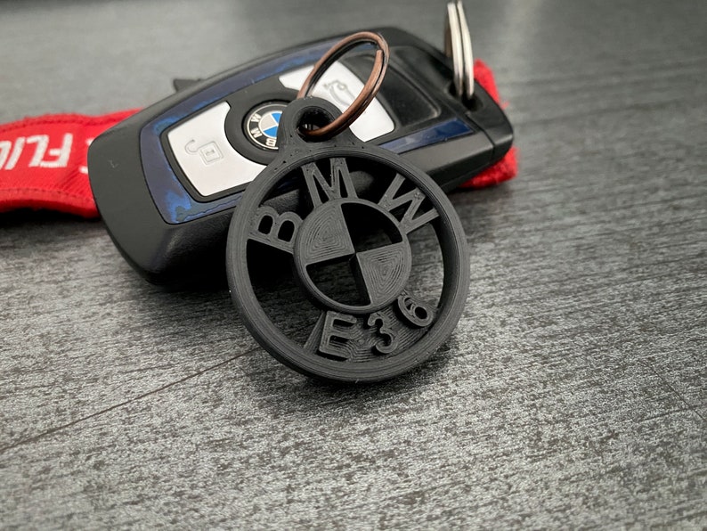 Sleek Matte Black BMW E36 Keychain Car Enthusiast Gift - Etsy