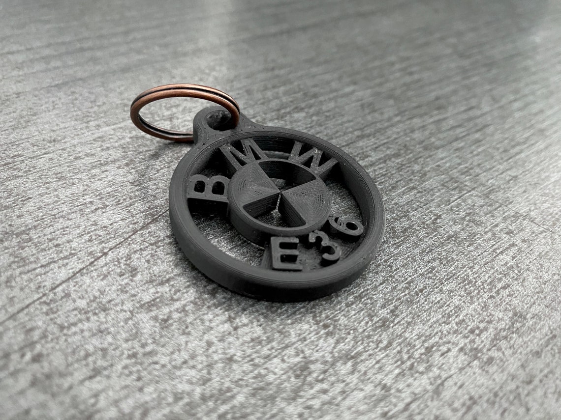 Sleek Matte Black BMW E36 Keychain Car Enthusiast Gift - Etsy