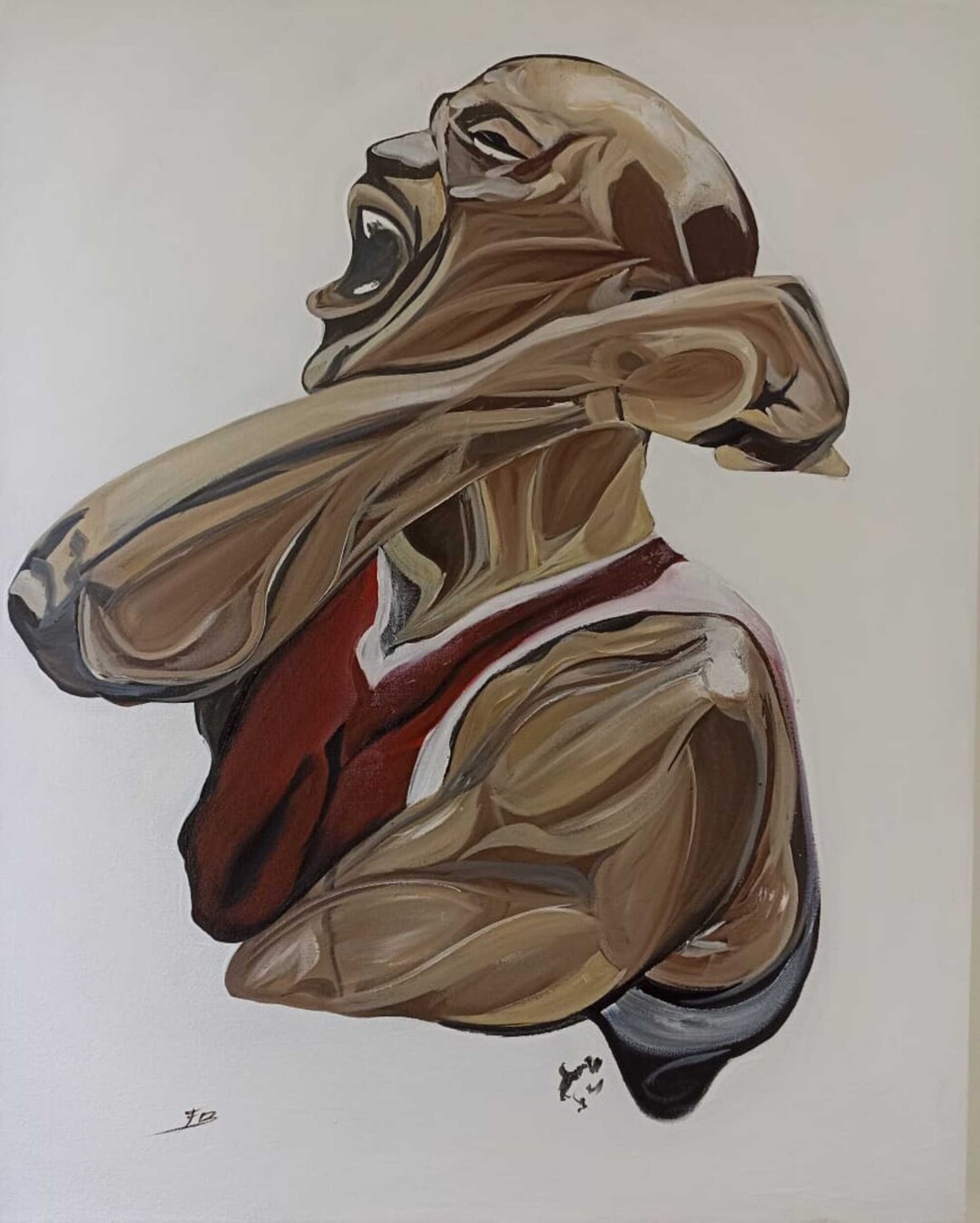 Michael Jordan Original Art Oil Painting on Canvas With Frame 28X20 - Etsy