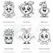 Fruit Salad! Coloring Book - Kids Coloring Pages - Kids Coloring Book ...