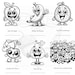 Fruit Salad! Coloring Book - Kids Coloring Pages - Kids Coloring Book ...