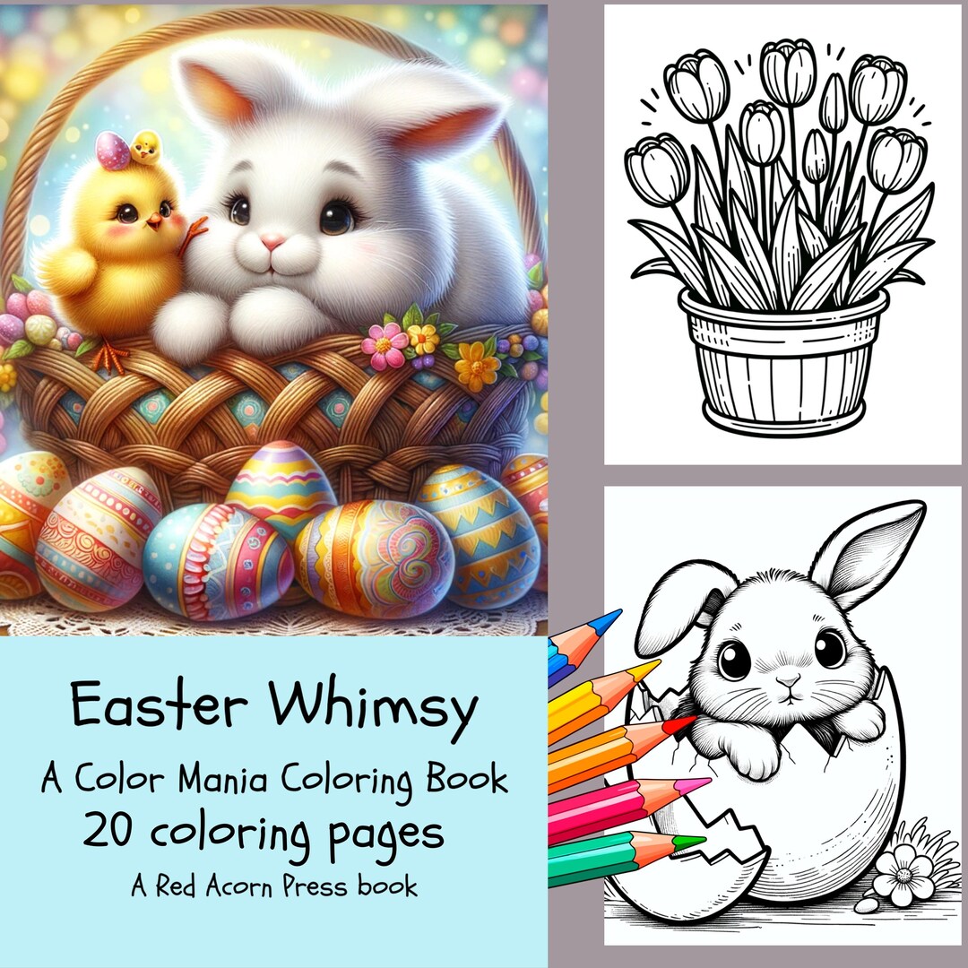 Easter Coloring Book - Kids Coloring Pages - Kids Coloring Book - Kids ...
