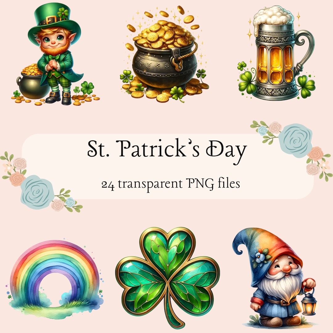 St. Patrick's Day Clip Art - Clip Art PNG - Clip Art Bundle - Clip Art ...