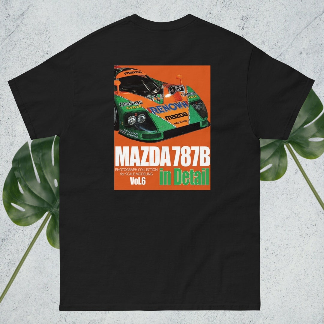 MAZDA 787B T-SHIRT Mens Motorsport Attire Trendy Comfortable Stylish ...