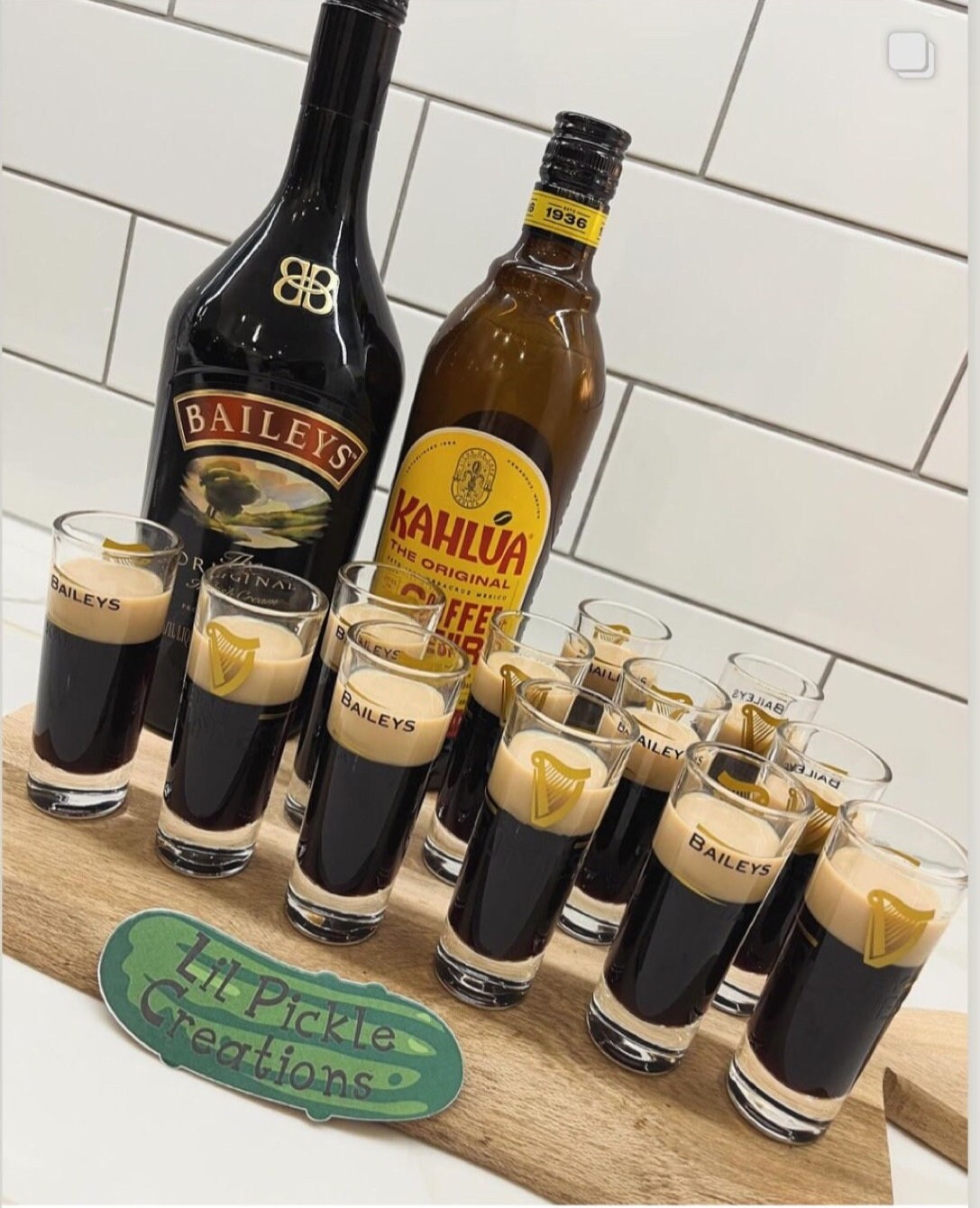 Baby Guinness Recipe Shot Glass Gift - Etsy UK