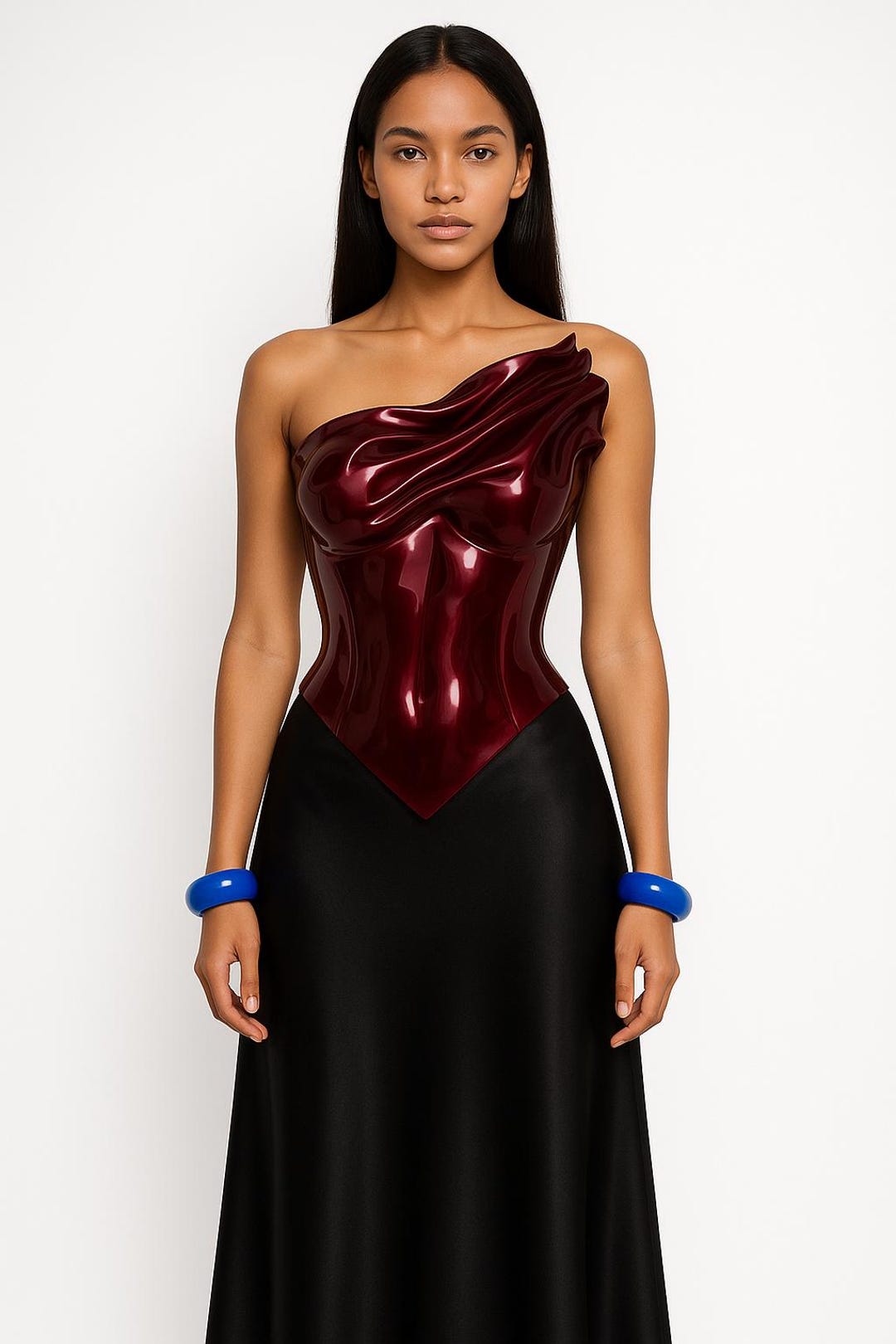 Marsala Moulded Breastplate, Acrylic Breastplate, Fashion Corset, Armor ...