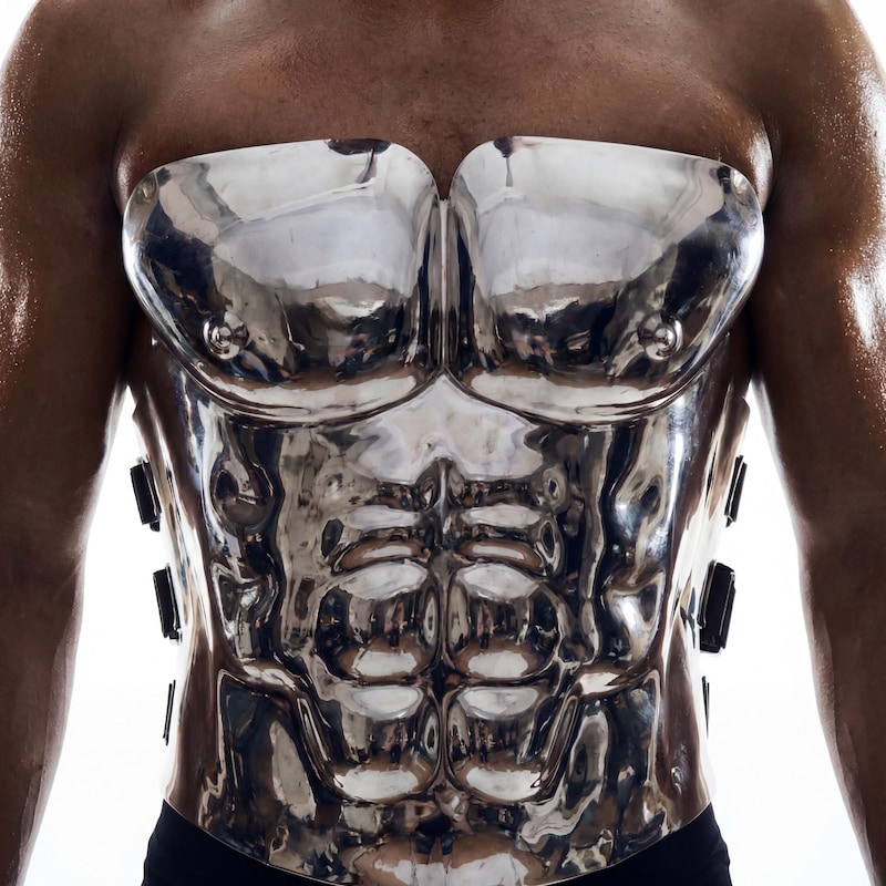 Silver Sculpted Corset - Etsy