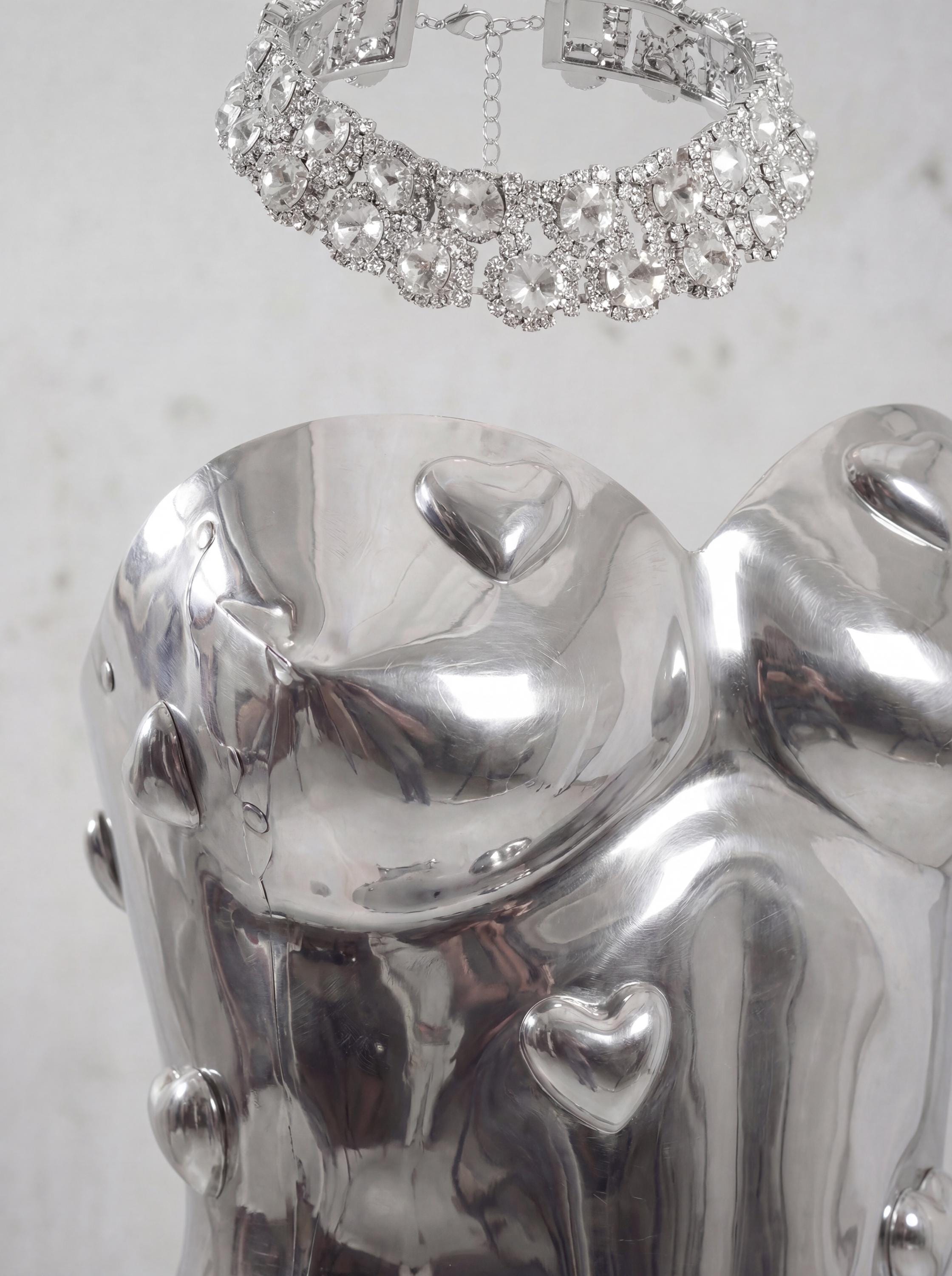 Silver Molded Corset, Armor Bustier Top, Festival Outfit, Stage Costume ...