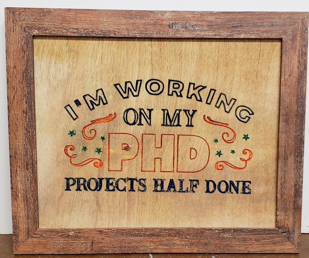PHD Sign - Etsy