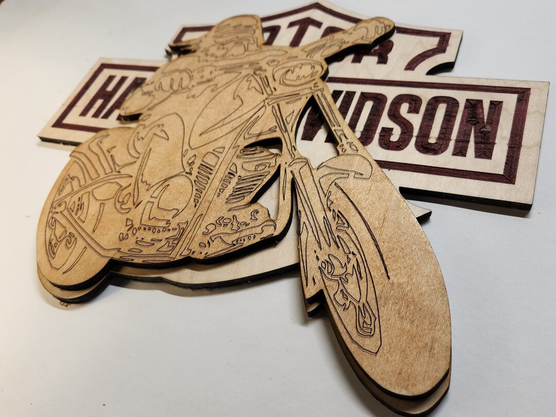 3D Harley Davidson Sign - Etsy